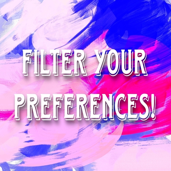 Other | Filter Your Preferences | Poshmark